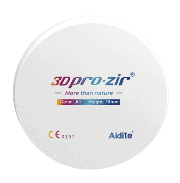 Aidite 3D Pro Zir, 98×14 multilayer zirconia – The AmericaSmiles Network